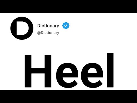 Heel Meaning In English