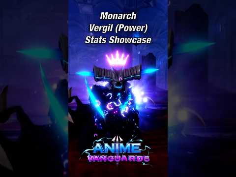 Monarch Vergil (Power) Stats Showcase | Roblox | Anime Vanguards #roblox #showcase #animevanguards