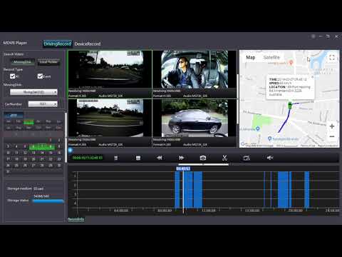 MDVR Multi Channel 4G GPS Tracking & CCTV Live Video Access