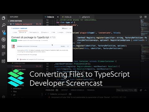 Converting Files to TypeScript - Cardstack Developer Series