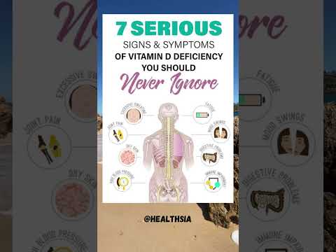 Serious symptoms of vitamin D Deficiency