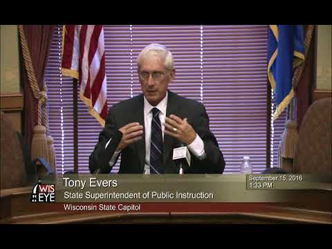 News Conference: DPI Superintendent Tony Evers on State of Education Address