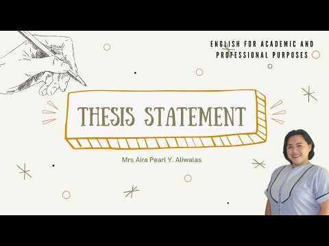 EAPP: Thesis Statement