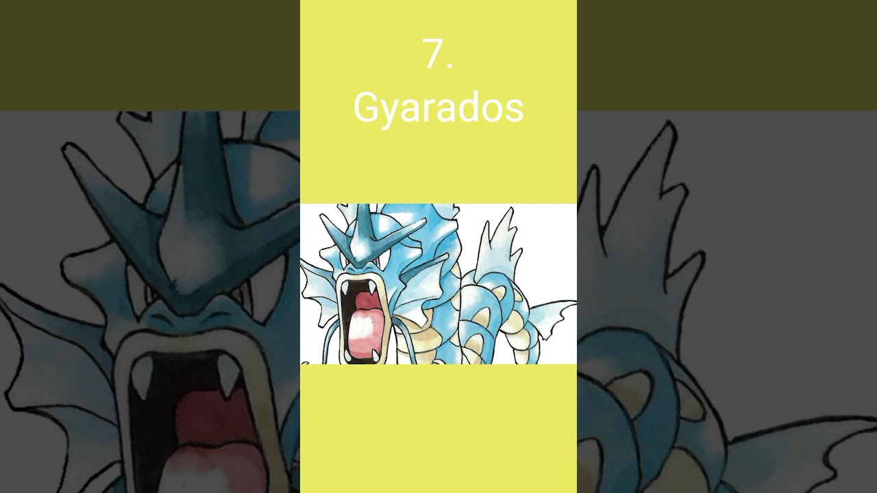 Top 10 most powerful (non legendary) kanto pokemons.