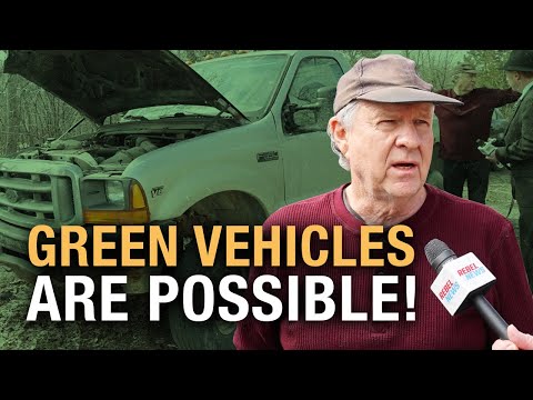 Canadian entrepreneur running his pickup truck on fuel that costs 25¢/L