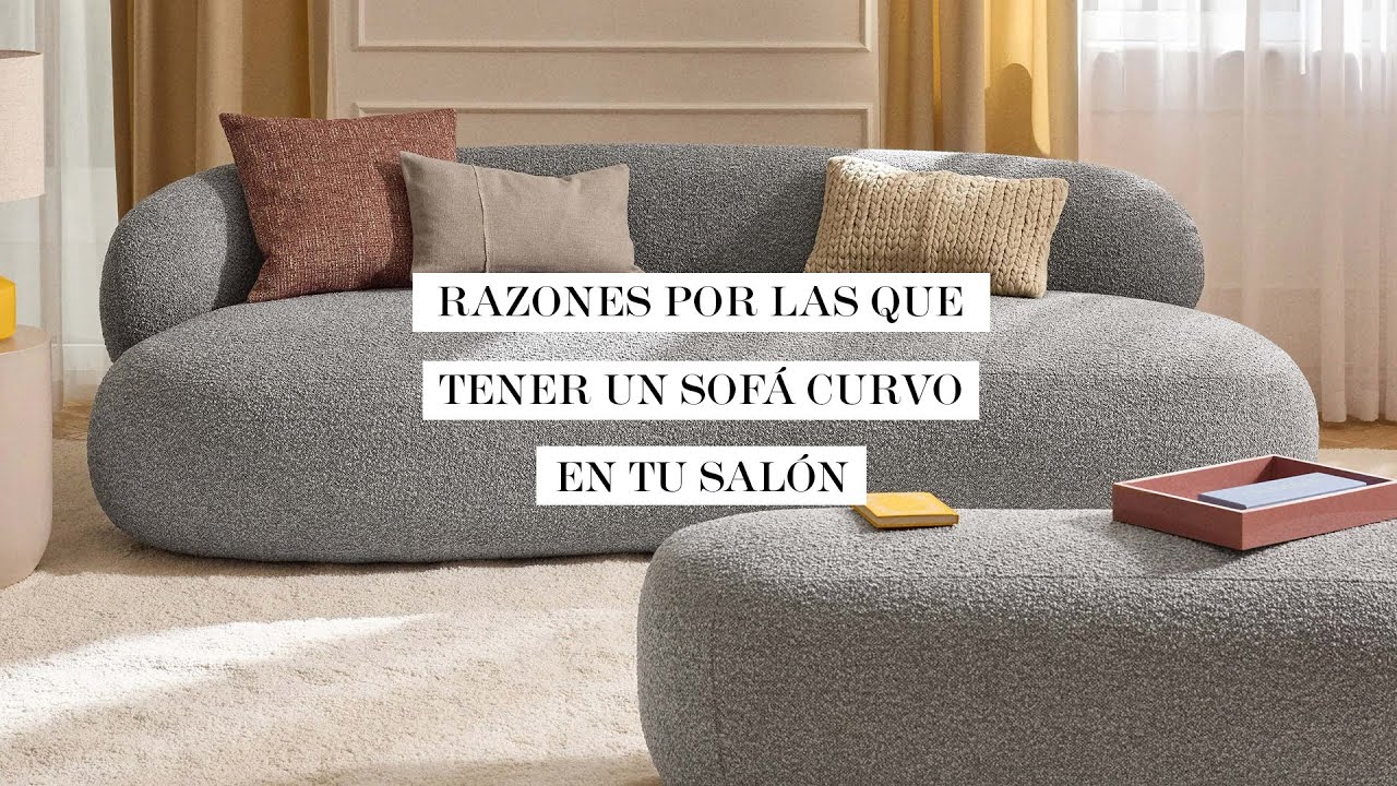 Los sofás curvos más bonitos y razones por las que debes tener uno en tu salón | DecoraciónTV