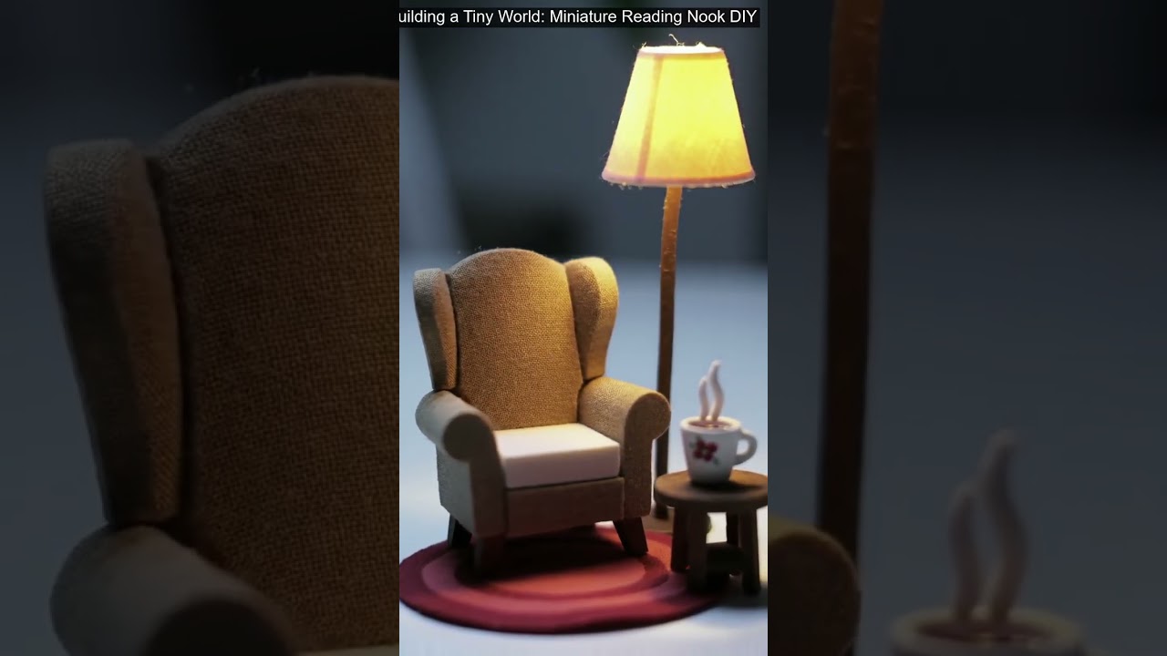 Building a Tiny World: Miniature Reading Nook DIY