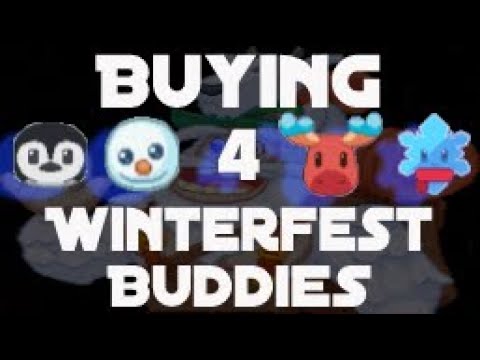 Prodigy Math Game | Buying the BUDDIES From 2022 Winterfest! (4 out of 5)