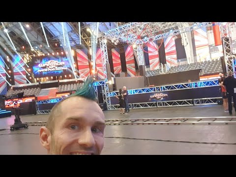 Behind the scenes at Ninja Warrior UK Season 6 Race for Glory Sneak Peek while course testing!