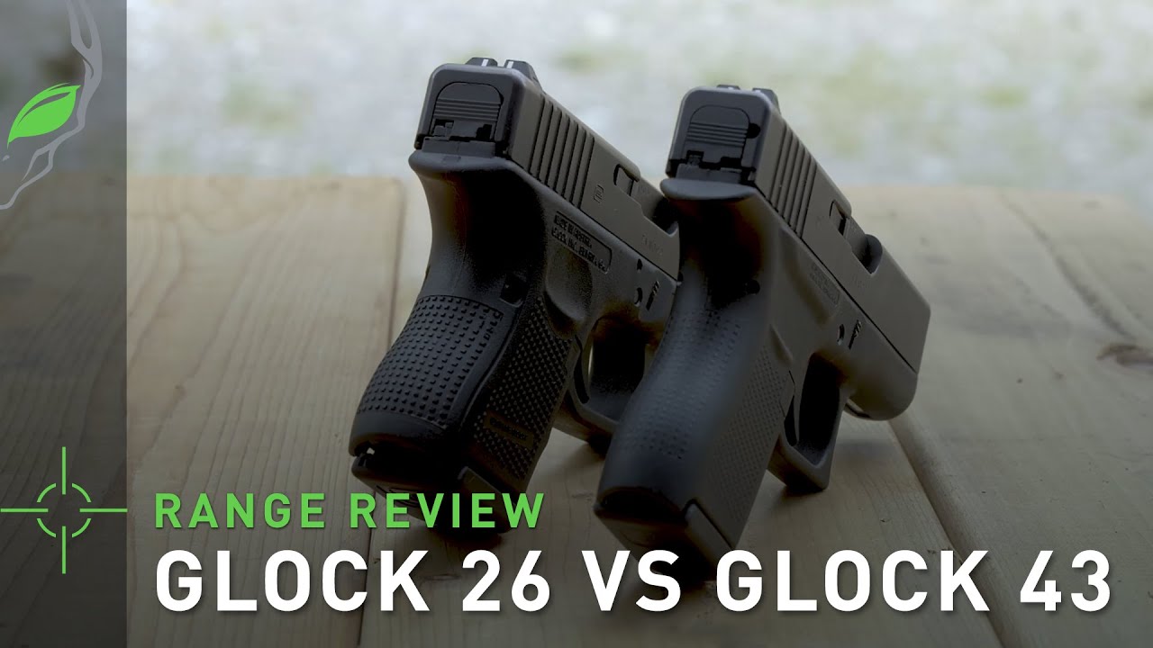 Glock 26 Vs 43: Which Subcompact Glock 9mm For Concealed Carry by Alien Gear Holsters