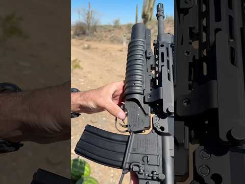 M203 Grenade Launcher vs Watermelon vs 50BMG #pewpew #army #50cal #LMT