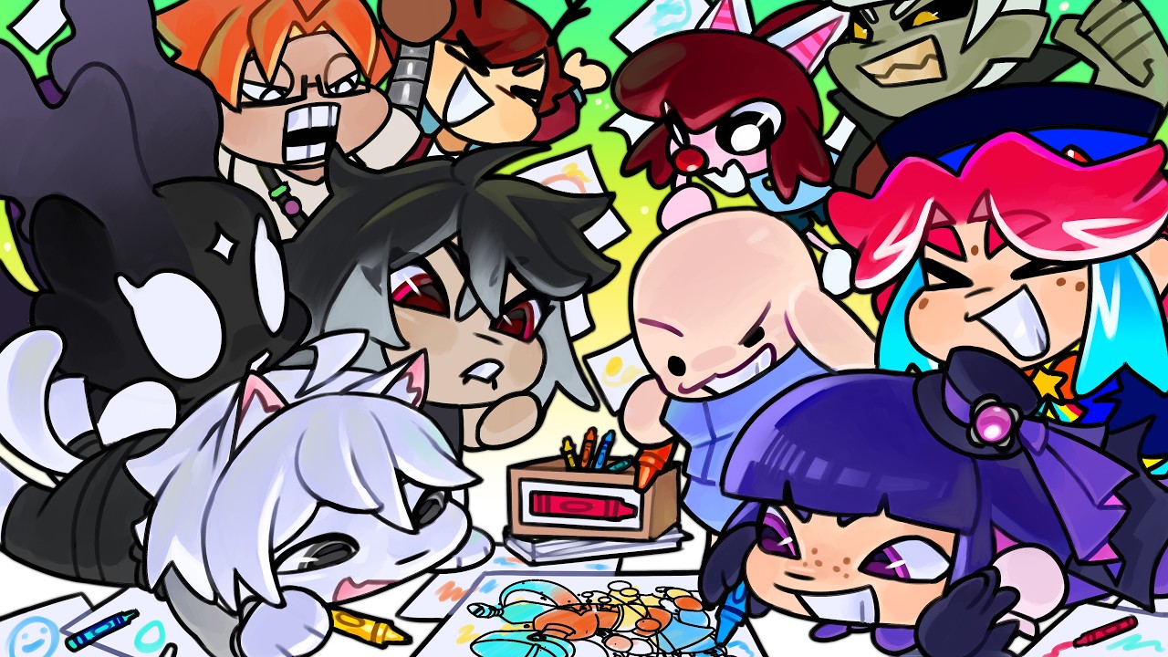 Artists Color THE SAME LINEART