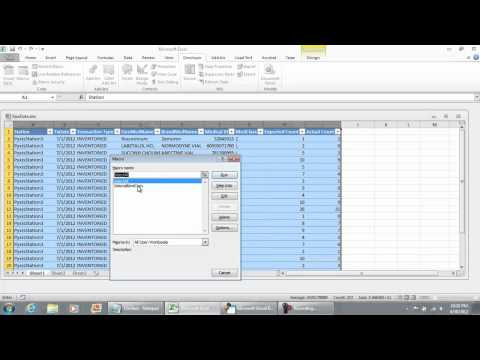 Setting up Shortcut Key for VBA Macros in Excel 2010