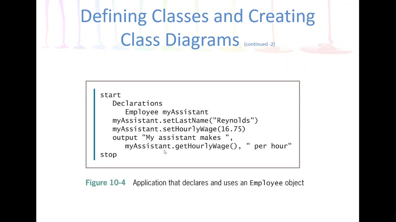 Creating Classes In Pseudocode