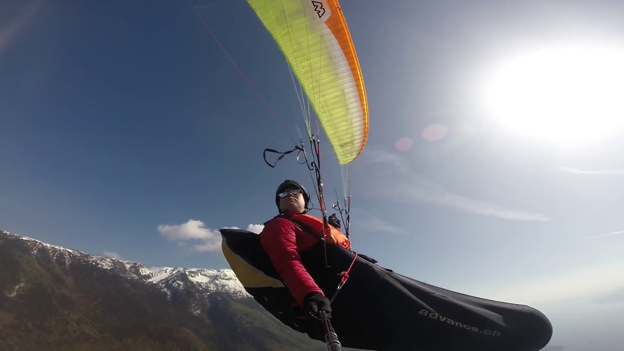 Gleitschirm Flug am Monte Baldo mit dem Mac Para Elan 2