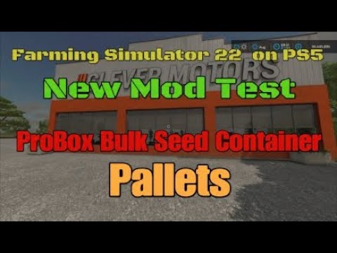 FS22 ProBox Bulk Seed Container. New Mod for May 23