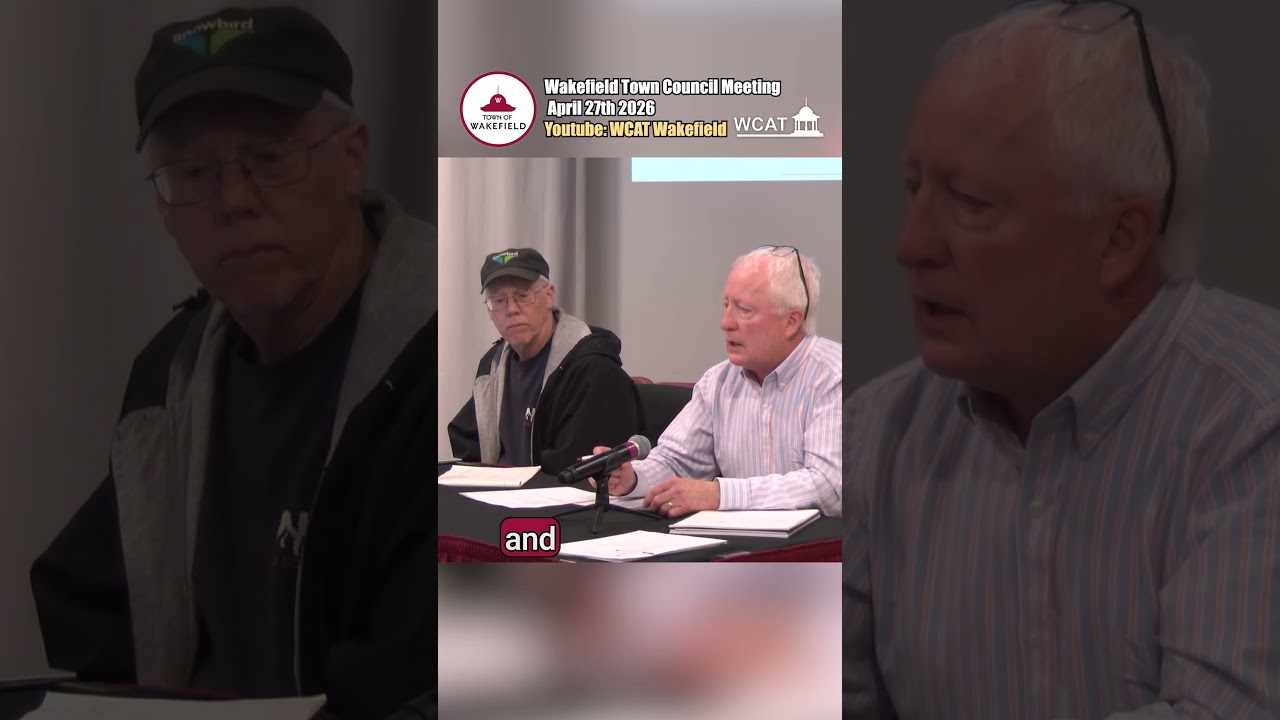 Town Council Warrant Changes - April 27th, 2026 (Full Meeting on Youtube):