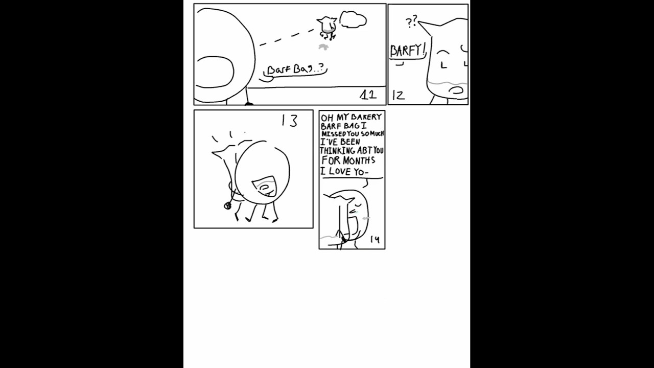 Consequences Angst (Donutbag/Barfnut) [BFDI Comic]