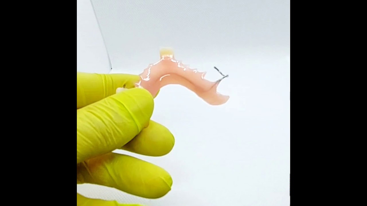 All Acrylic Partial Denture (Dental Lab Direct) — Up Close