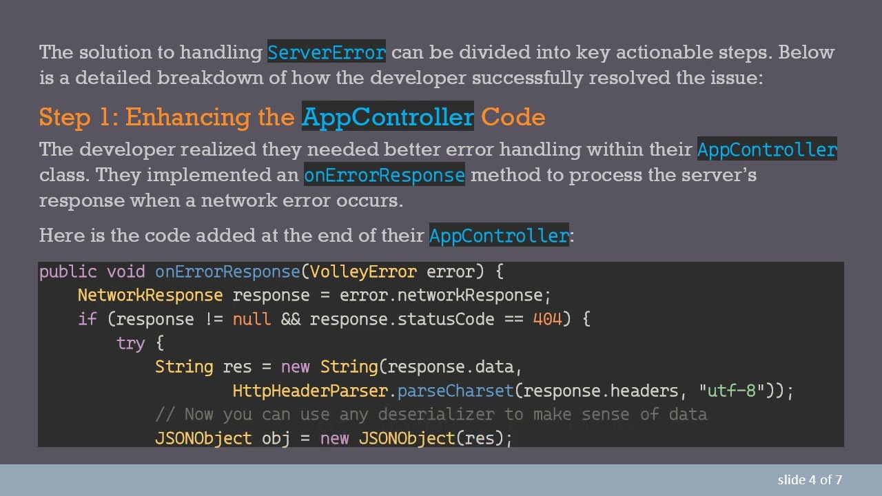 How to Solve com.android.volley.ServerError in Android Studio