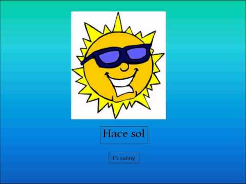 Spanish Weather Phrases Lesson
