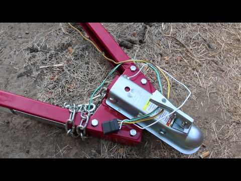 Harbor Freight lighting instructions for 4x8 trailer