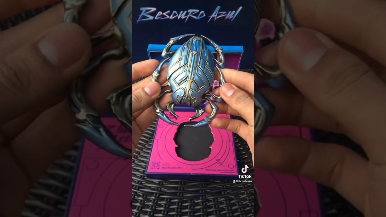 BLUE BEETLE THE SCARAB KHAJI DA | Gamestop Magnetic Pin Unboxing #bluebeetle #bluebeetlemovie