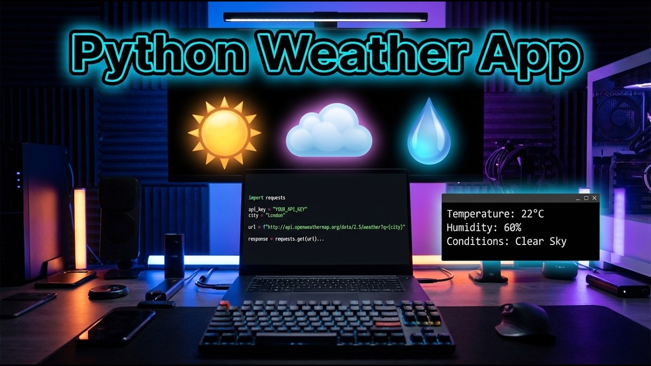 Build a REAL Weather App in Minutes with Python API