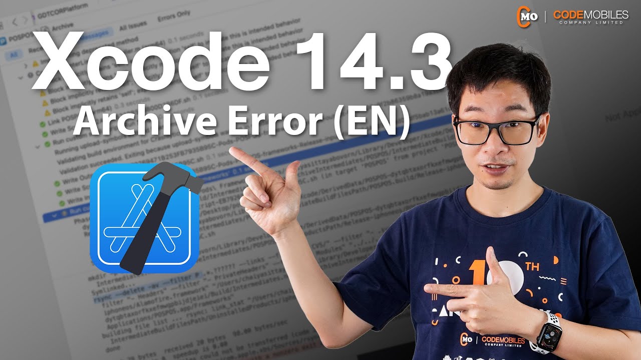 Solved - Xcode 14.3 Archive Error (EN)