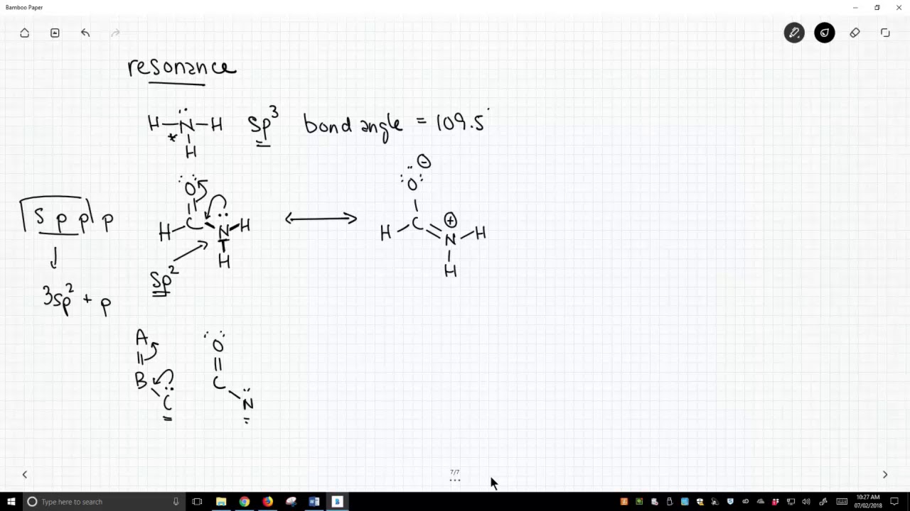 charge resonance formamide