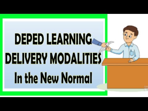 Different Learning Delivery Modalities in the New Normal