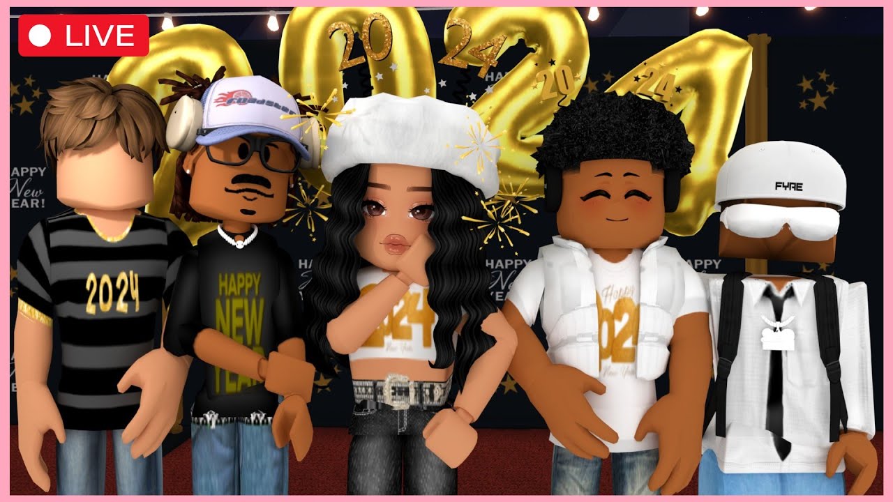 BLOXBURG 2024 NEW YEARS PARTY!! *BUILD BATTLE!!*