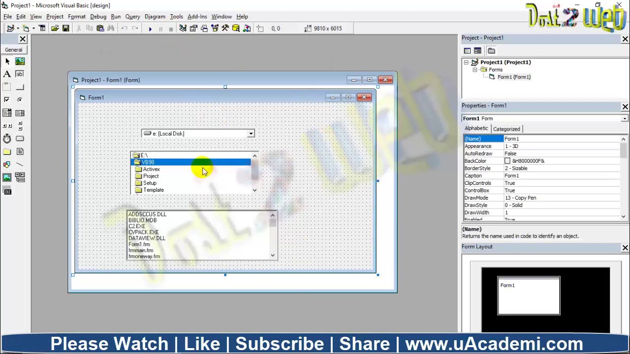File Control in Visual Basic 6  | VB 6 | elearning | VB Program | eLearning