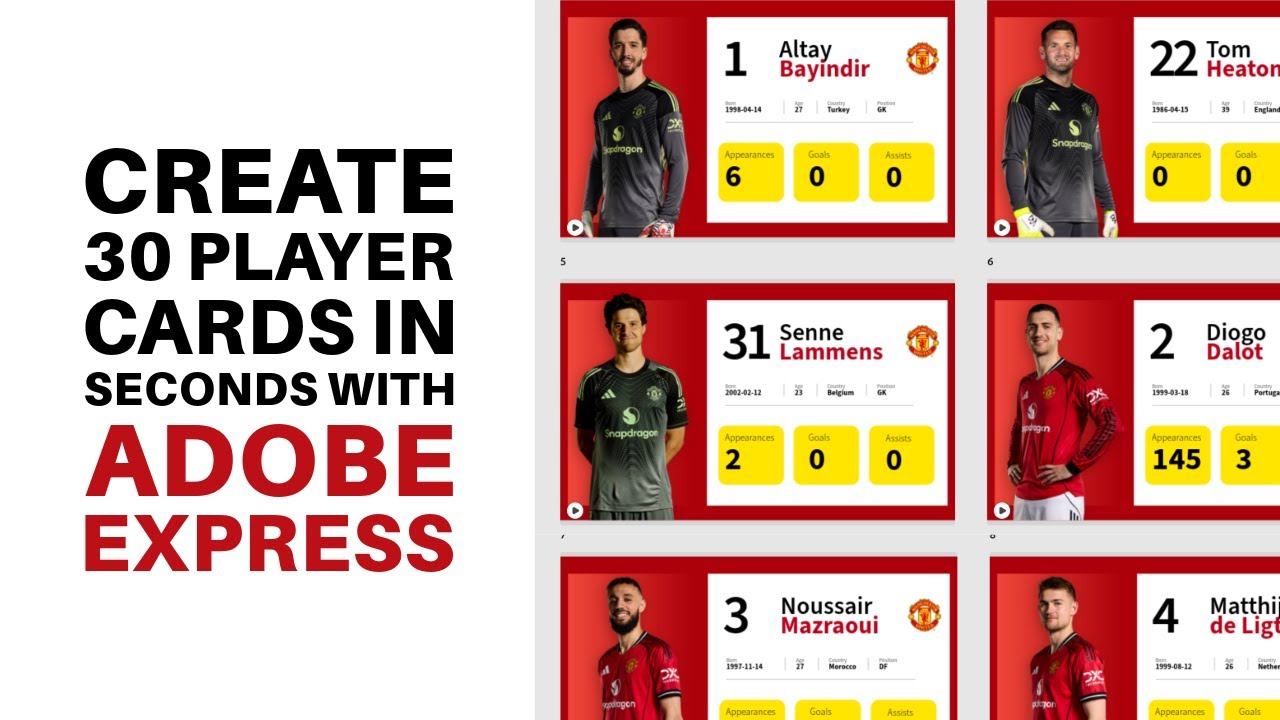 Adobe Express Bulk Create Tutorial: Automate Sports Graphics