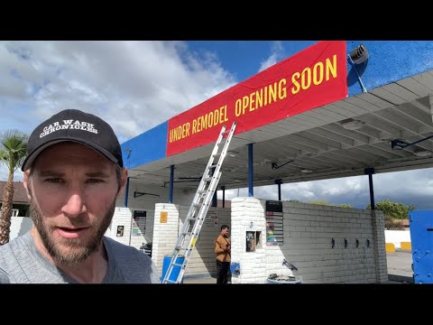 Day 5 Car Wash renovation | Officially CLOSED DOWN