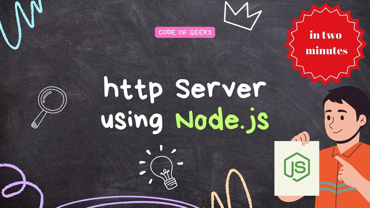 Create a HTTP Server in Node.js using http module in node with source code