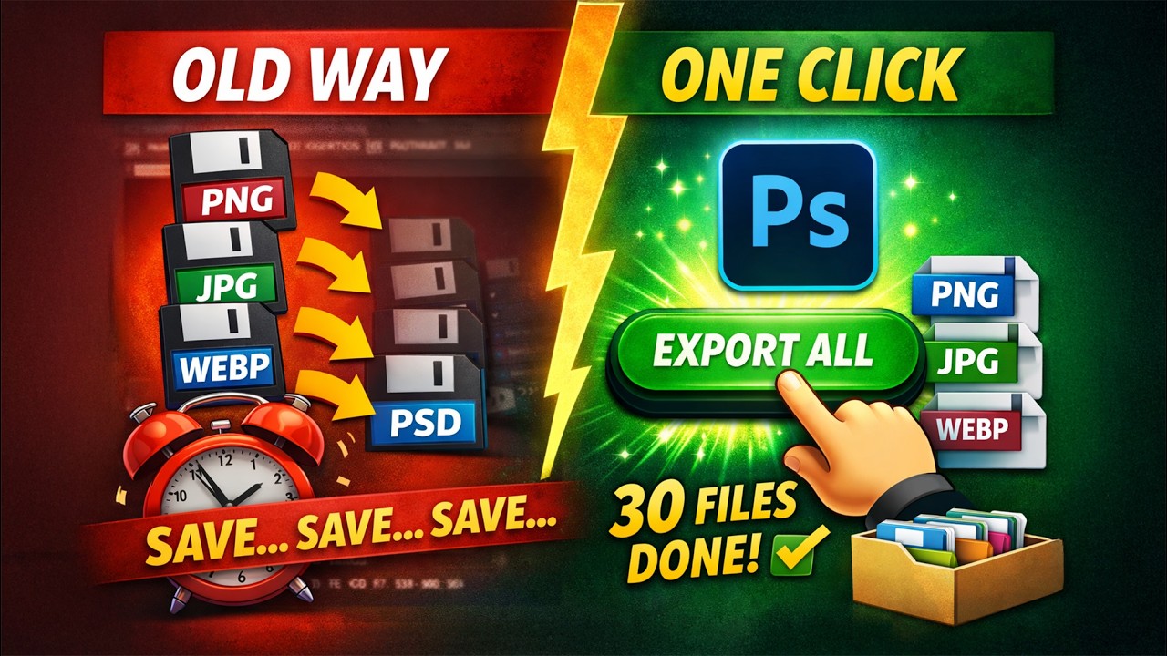 Stop Exporting Files Manually in Photoshop – Use This Script Instead