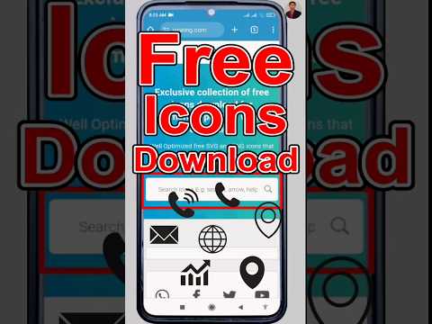 How To Download Free Icons for Commmercial Projects Without Attribution | Kaysar Ahammad #free_icon