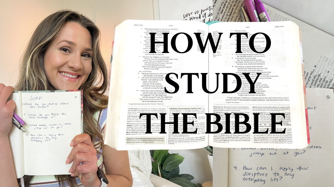 HOW I STUDY MY BIBLE (3 beginner tips for bible study)