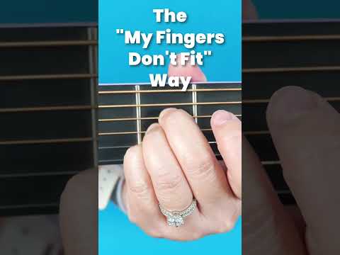 4 Ways to Fret an A Chord on Guitar 🎸 #shorts