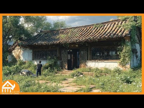 Middle-aged Man Transforms Old Country House Into Spectacular Beauty | From Start to Finish