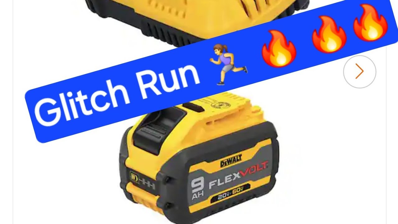 Glitch Deal 🏃‍♂️ 🔥 🔥🔥 Dewalt Flexvolt 9ah 