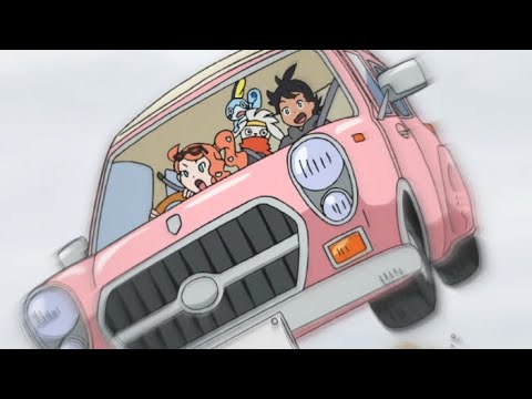 pokemon journeys but it’s just sonia and her bad driving.