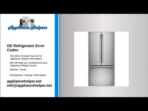 GE Refrigerator Error Codes