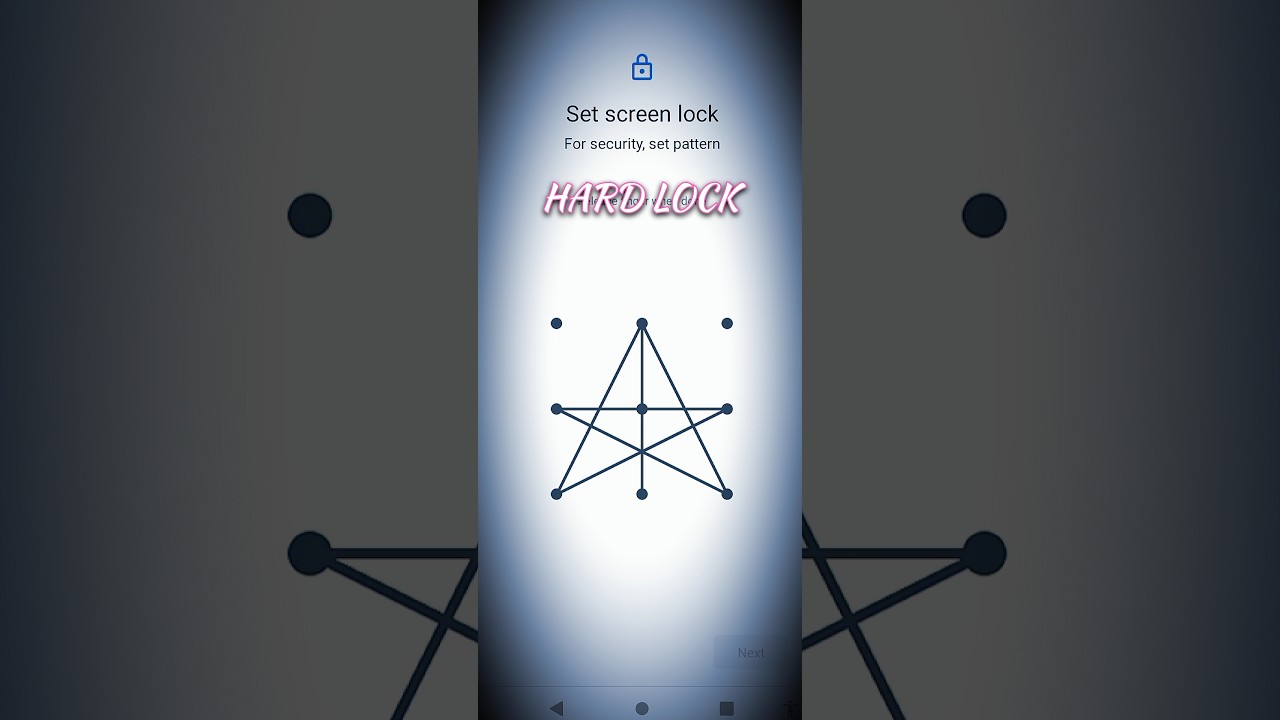 Hard Lock 🔒🔐 😱 Pattern Locks | Raj Pattern Artist #shorts #patternlock #newlock #hardlocke