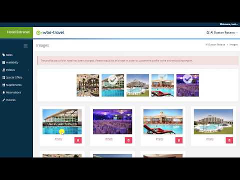 Hotel Extranet System - wbe.travel (21.03.2018) #TravelTechnology
