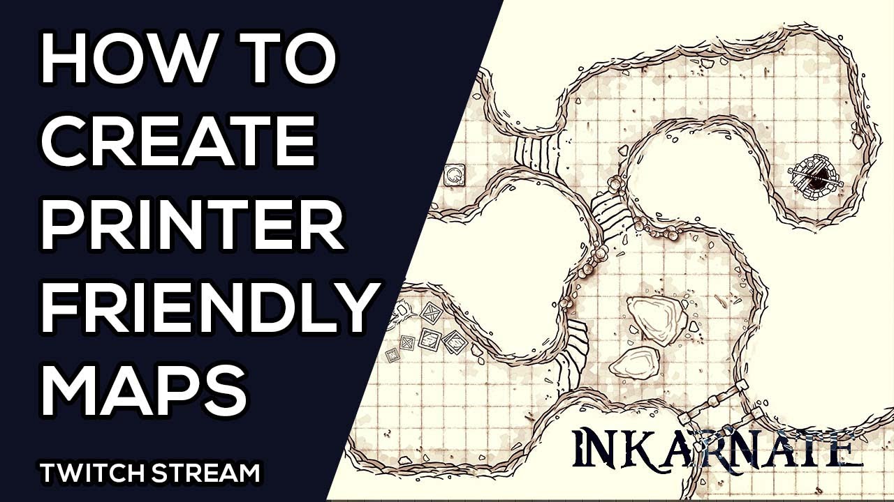 How to Create Printer Friendly Maps | Inkarnate Livestream