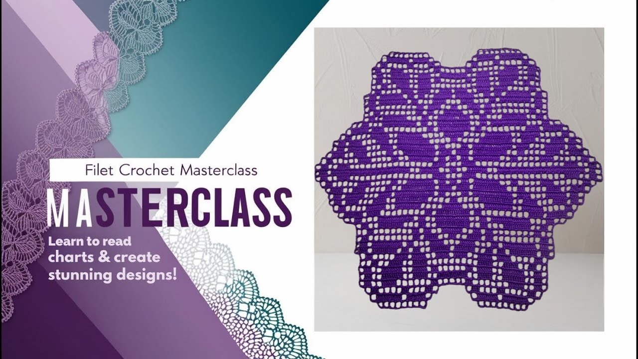 Filet Crochet Masterclass | Learn to Read Charts, Increase/Decrease & Add Lacet Stitches!