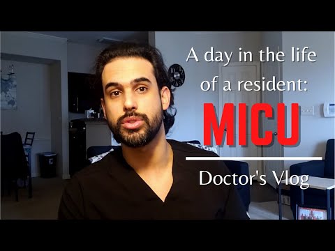 A day in the life of a resident: MICU | Doctor Vlog | Residency