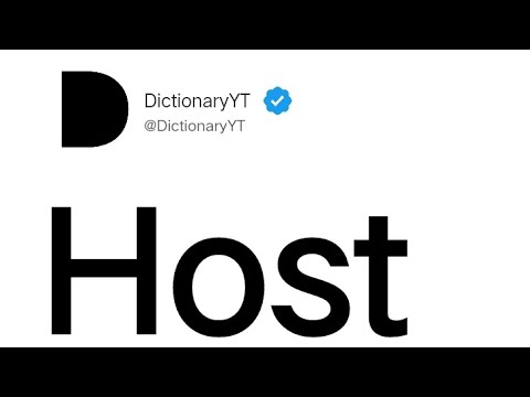 Host Meaning in English
